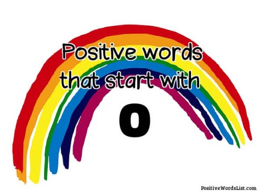 Positive Words That Start With O | Positive Words List