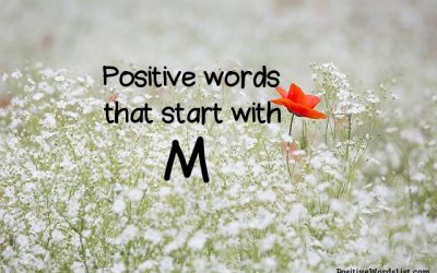 1000+ Positive Words List - Inspirational & Powerful Words