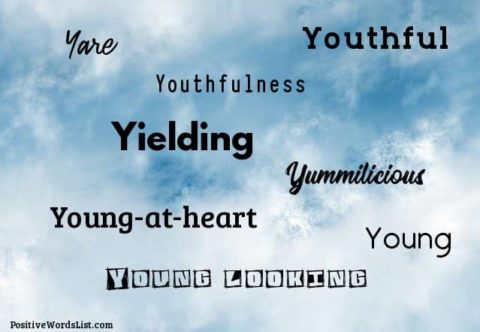 Positive Adjectives That Start With Y | Positive Words List